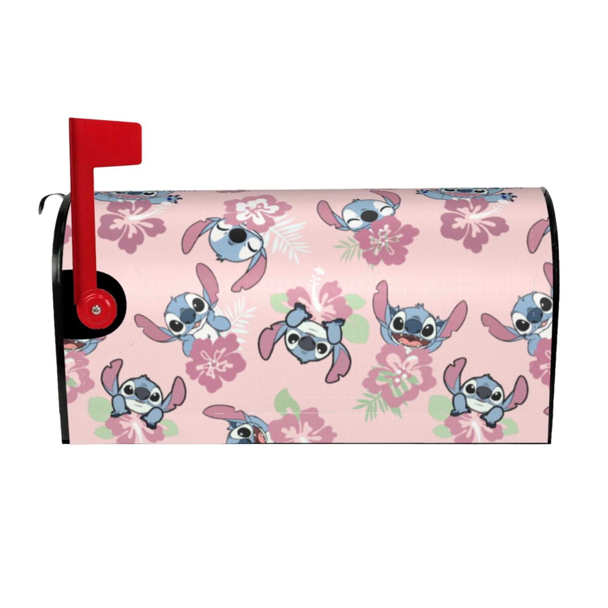 Cartoon Lilo & Stitch Mailbox Cover Magnetic Standard Size 25.5x21 in ...
