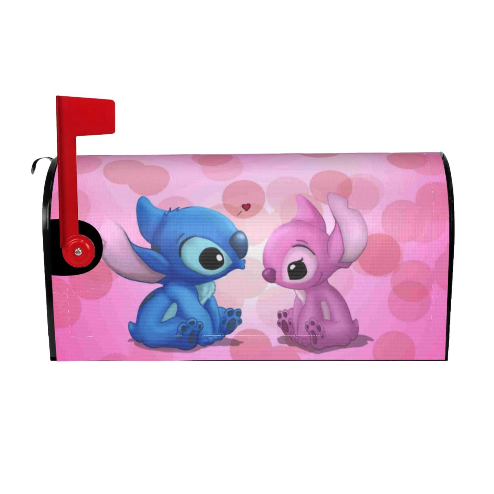Cartoon Lilo & Stitch Mailbox Cover Magnetic Standard Size 25.5x21 in ...