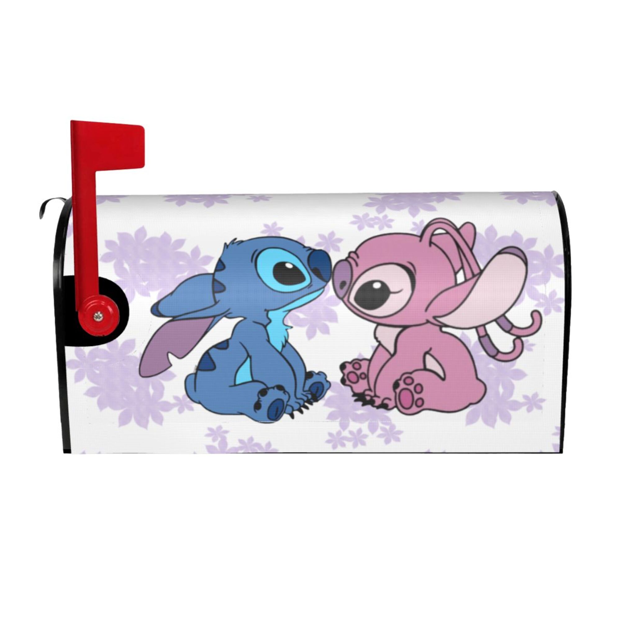 Cartoon Lilo & Stitch Mailbox Cover Magnetic Standard Size 25.5x21 in ...