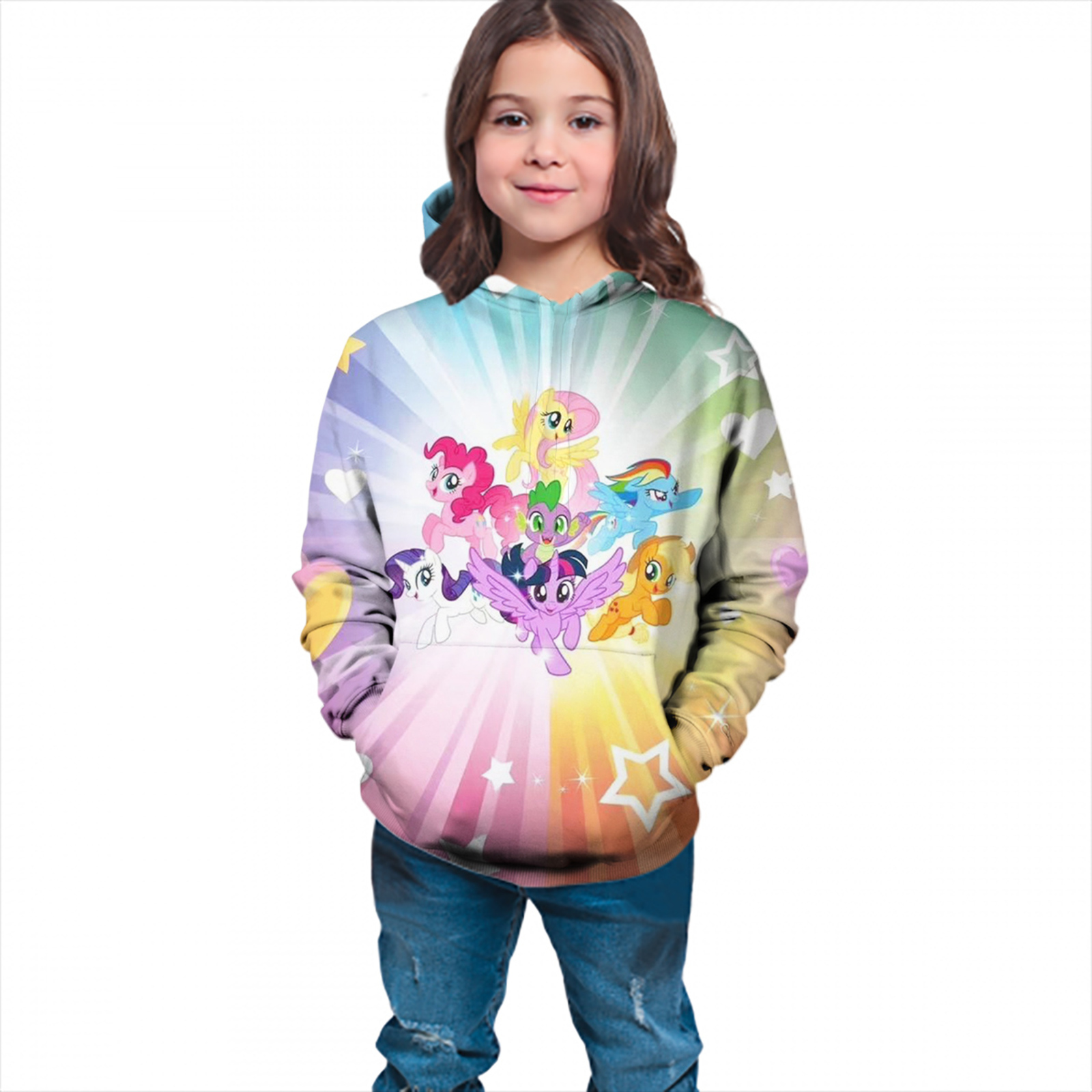 Cartoon My Little Pony Hoodies, new fashionable and cute hooded ...