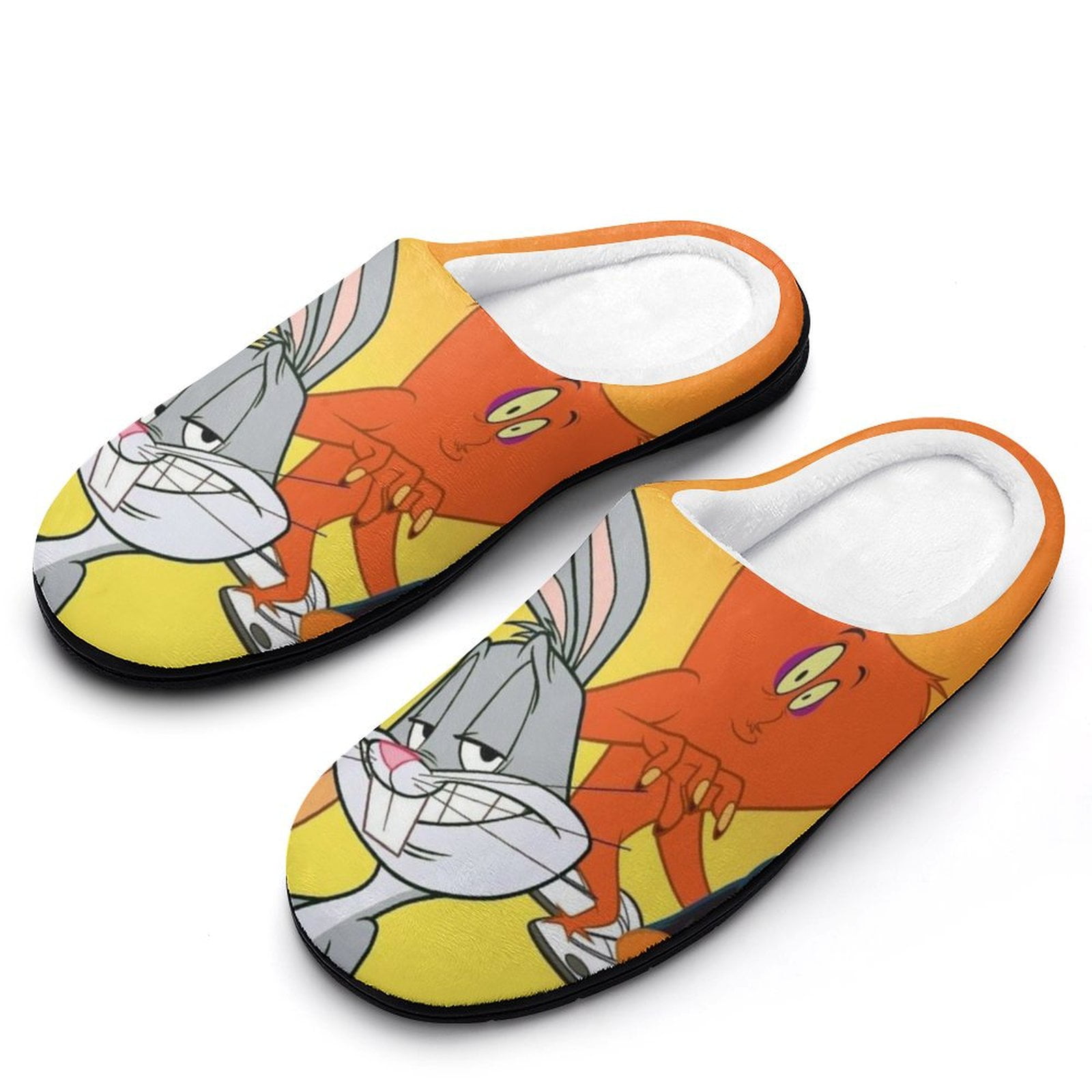 Cartoon Looney Tunes Women's Fuzzy Slippers Lightweight Anti-slip ...