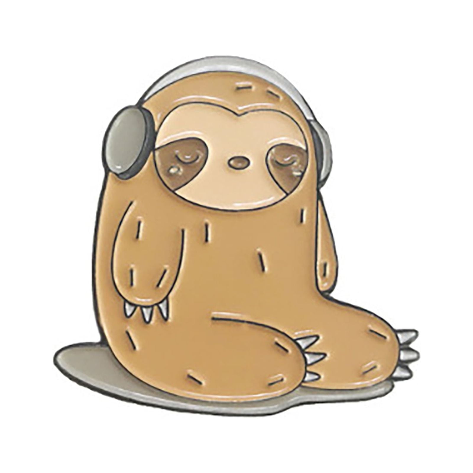 Cartoon Love Sloth Funny Action Man With One Hand Holding Branches ...