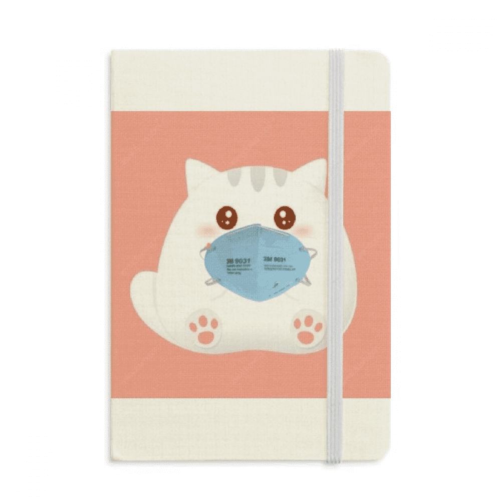 Cartoon Lovely Cat Likeable Sweet Notebook Official Fabric Hard Cover ...