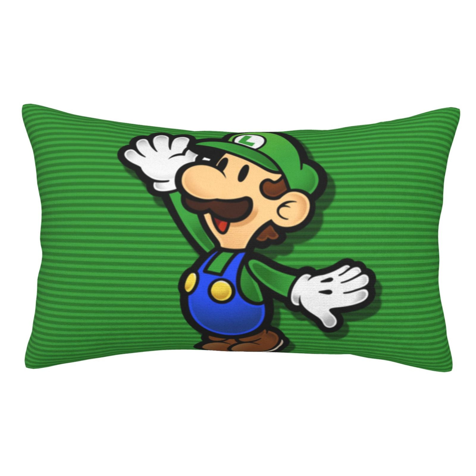Cartoon Luigi's Mansion Pillowcase Decor Cushion Pillow Covers With Hidden Zipper For Sofa Bed ...