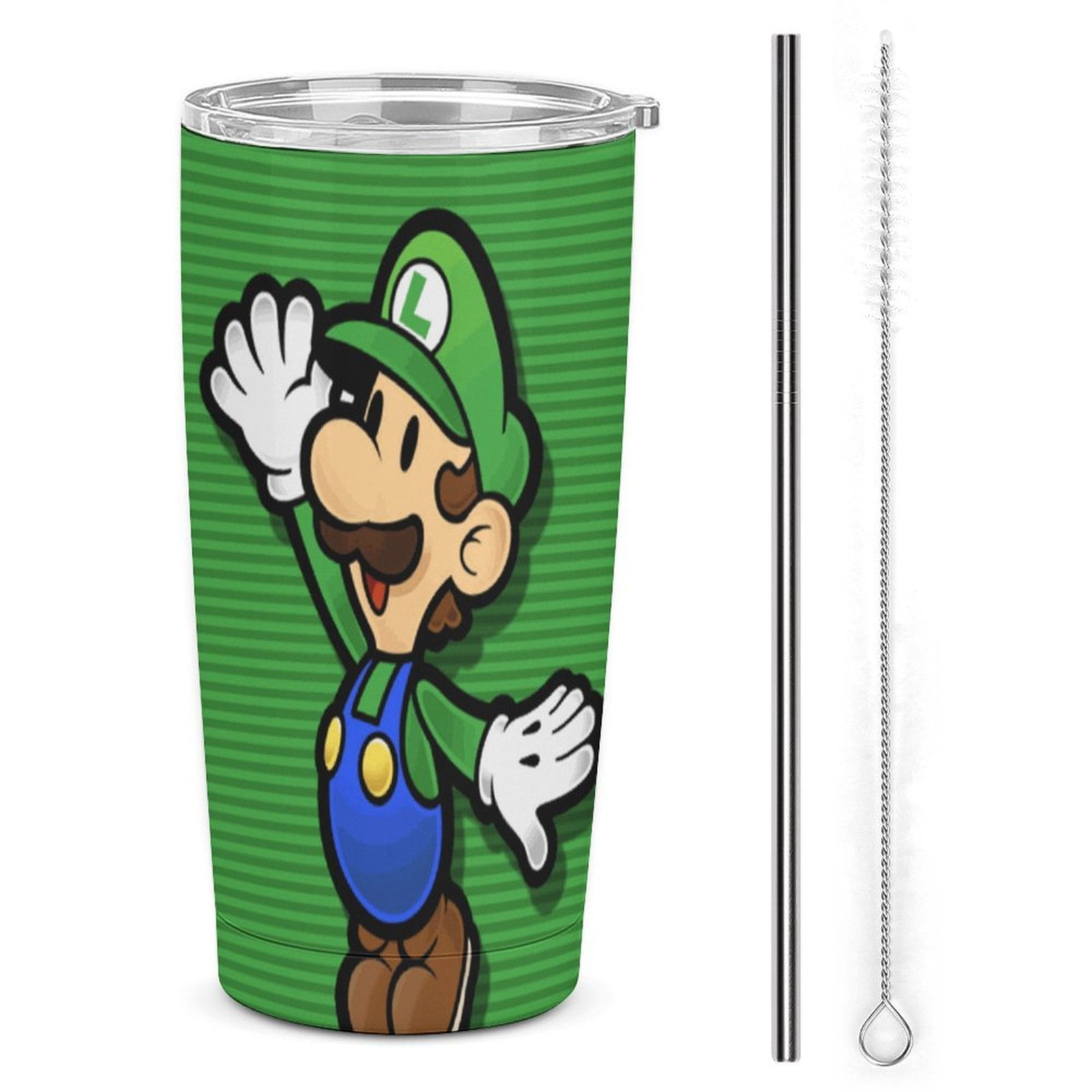 Cartoon Luigi's Mansion Stainless Steel Car Cup Daily Thermal Vacuum ...