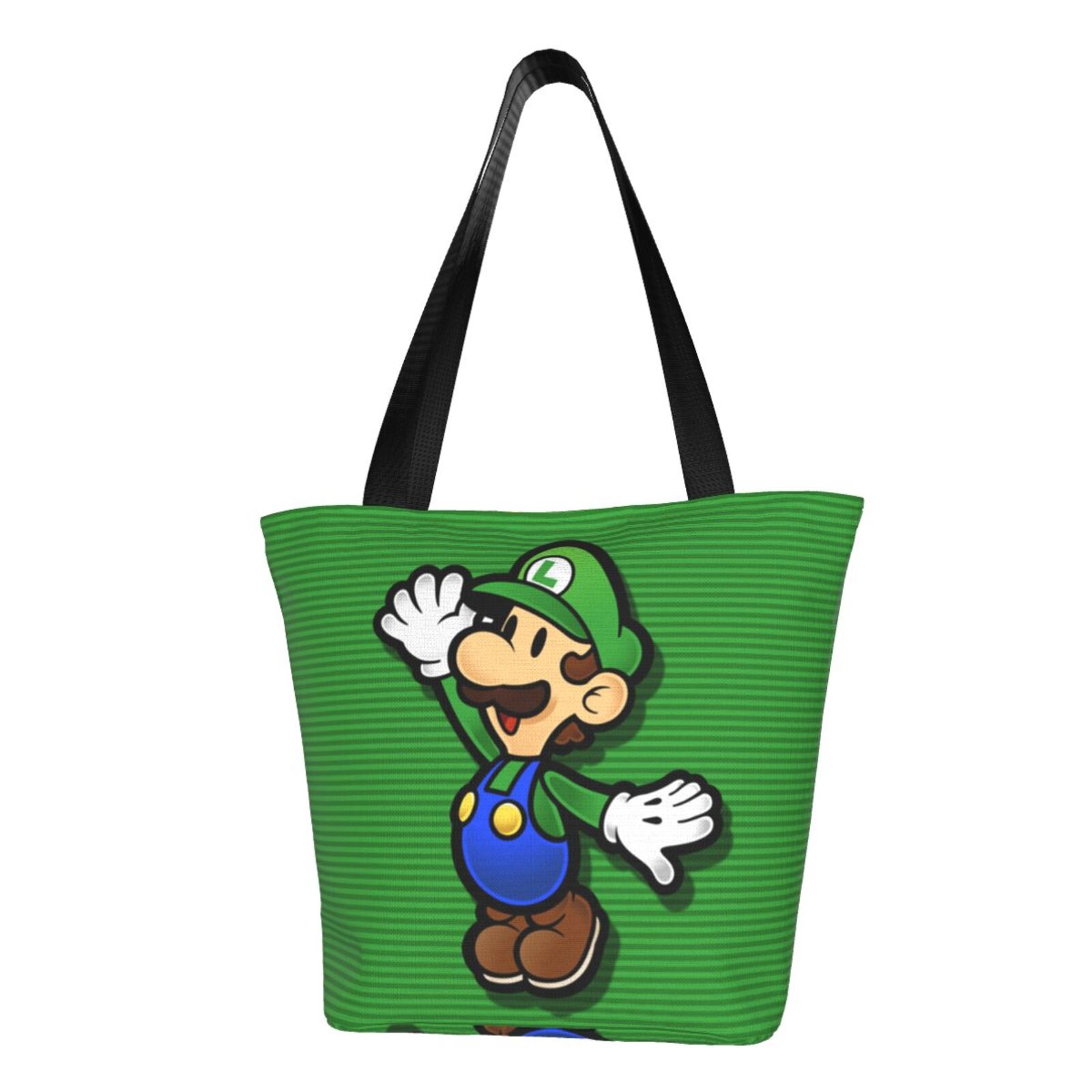 Cartoon Luigi's Mansion Women's Tote Bag Large Capacity Shoulder ...