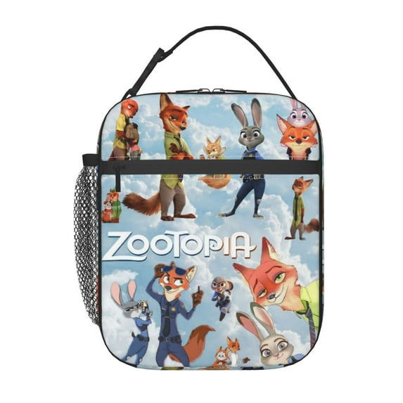 Cartoon Lunch Bag Zootopia Insulated Lunch Box Leakproof Cooler Food ...