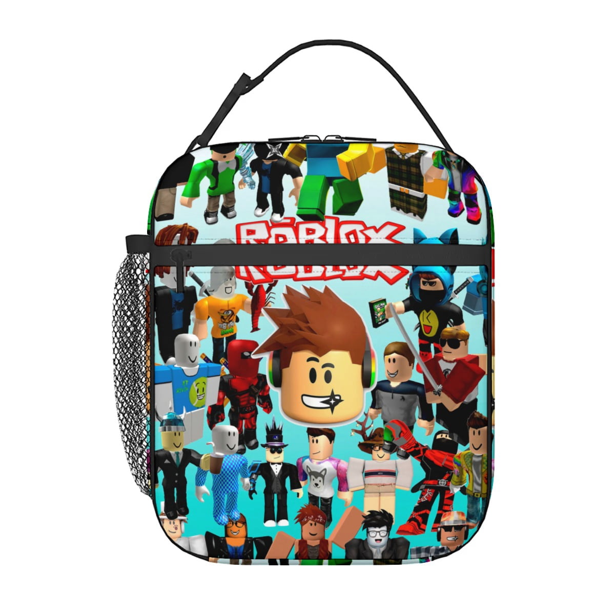 Cartoon Lunch Box Cute Game Lunch Bag for School Work Office Travel ...