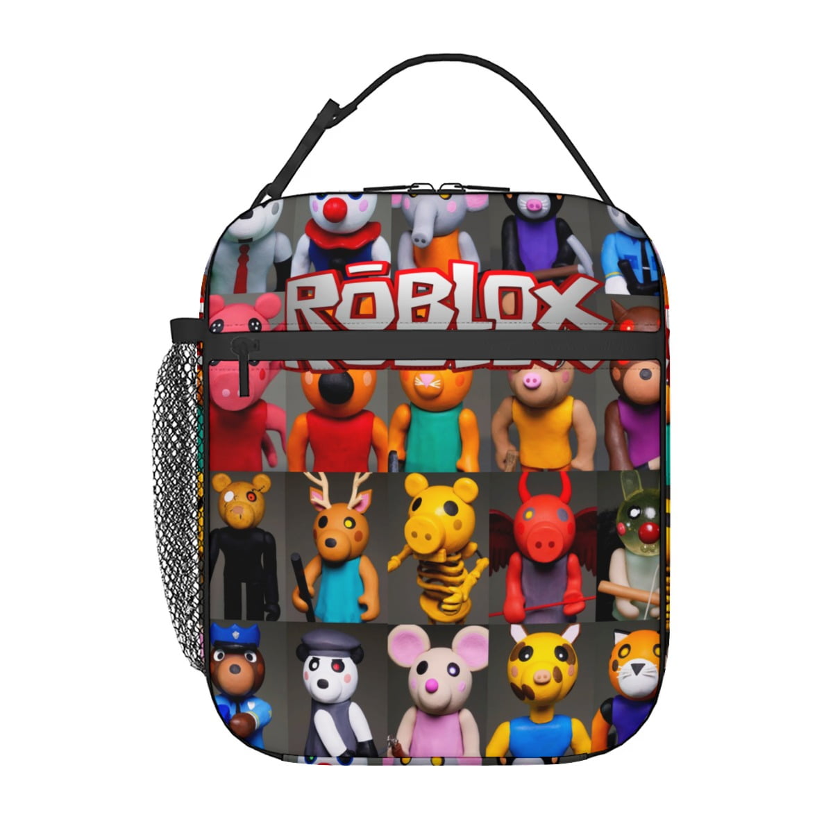 Cartoon Lunch Box Cute Game Lunch Bag for School Work Office Travel ...
