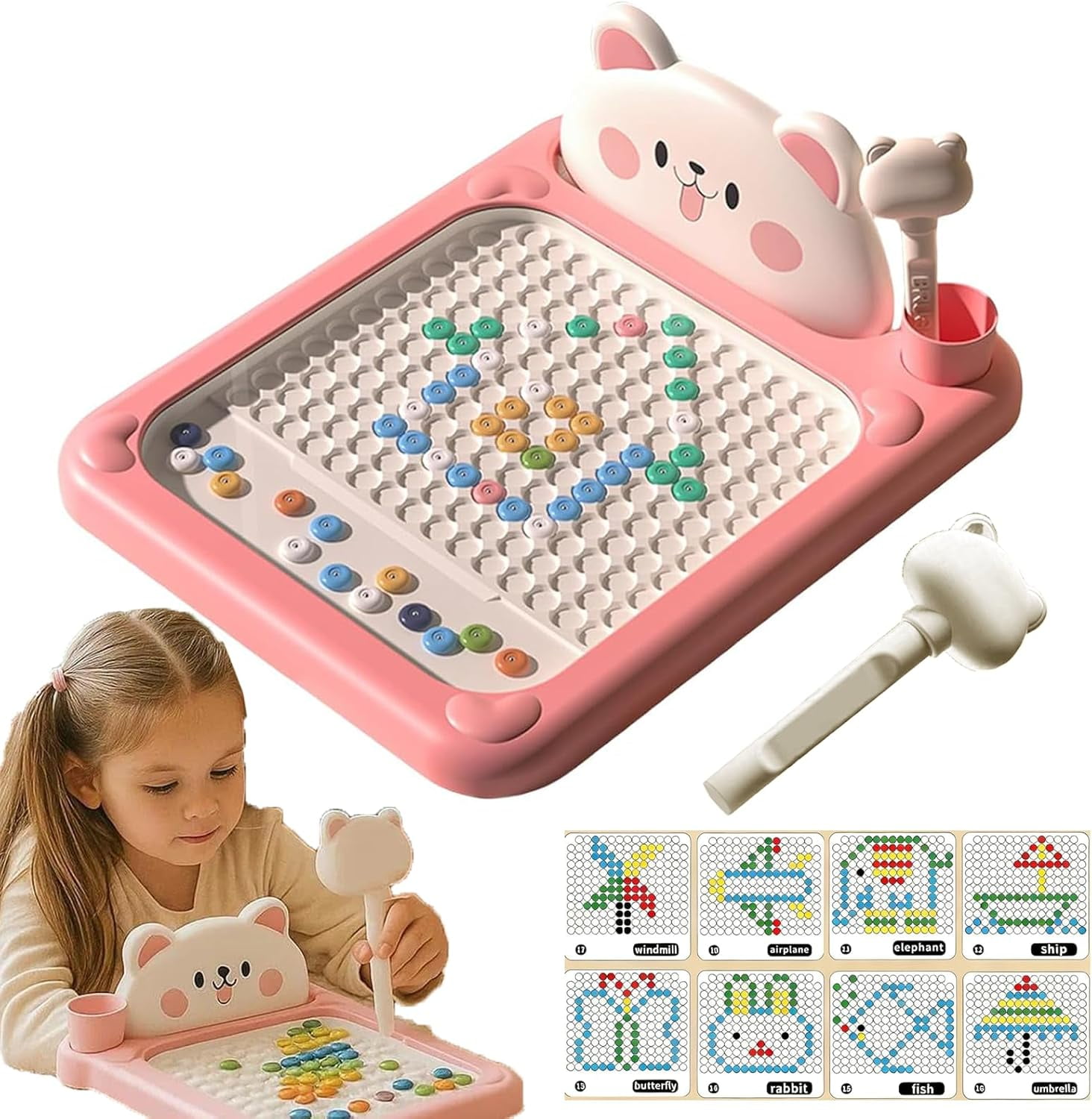 Cartoon Magnetic Drawing Board, Cute Magnetic Drawing Pad for Kids ...