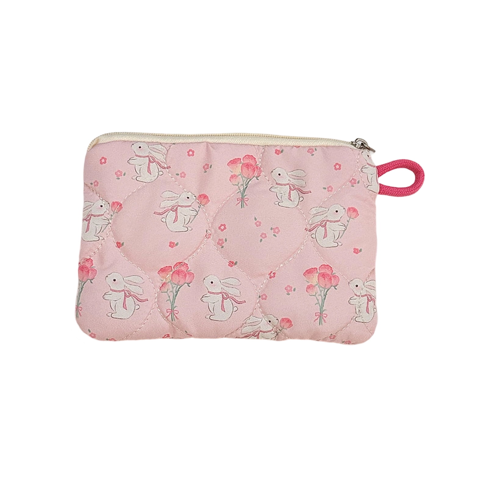 Cartoon Makeup Bag Aesthetic Cosmetic Bag Quilted Toiletry Bag Change ...