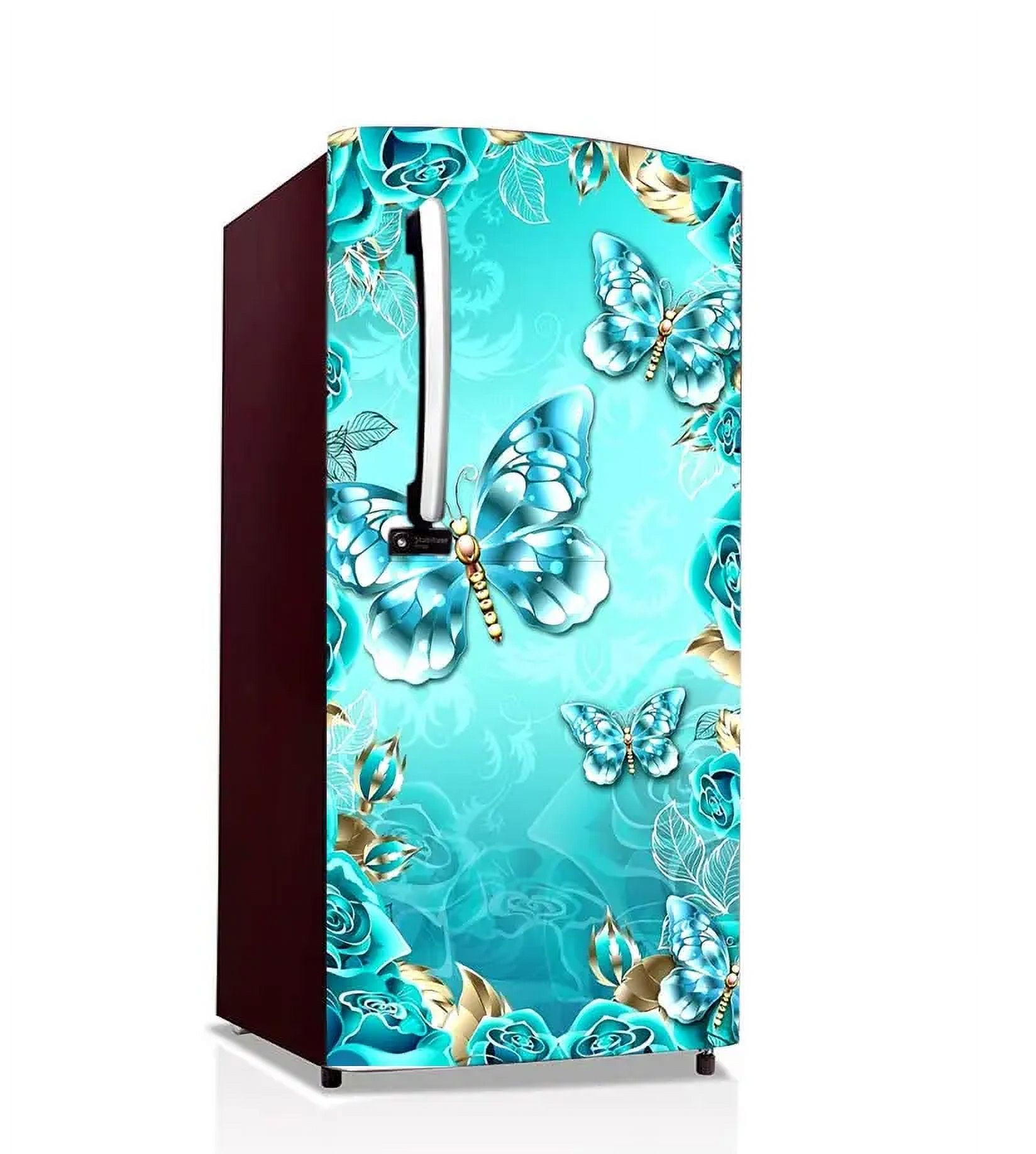 Cartoon Marine Life Refrigerator Stickers Underwater World Animals ...