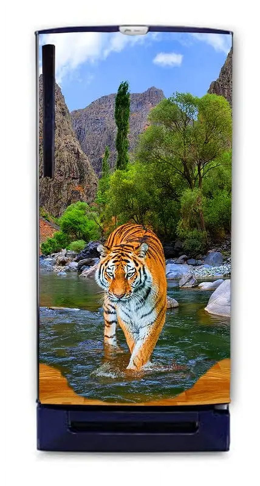 Cartoon Marine Life Refrigerator Stickers Underwater World Animals ...