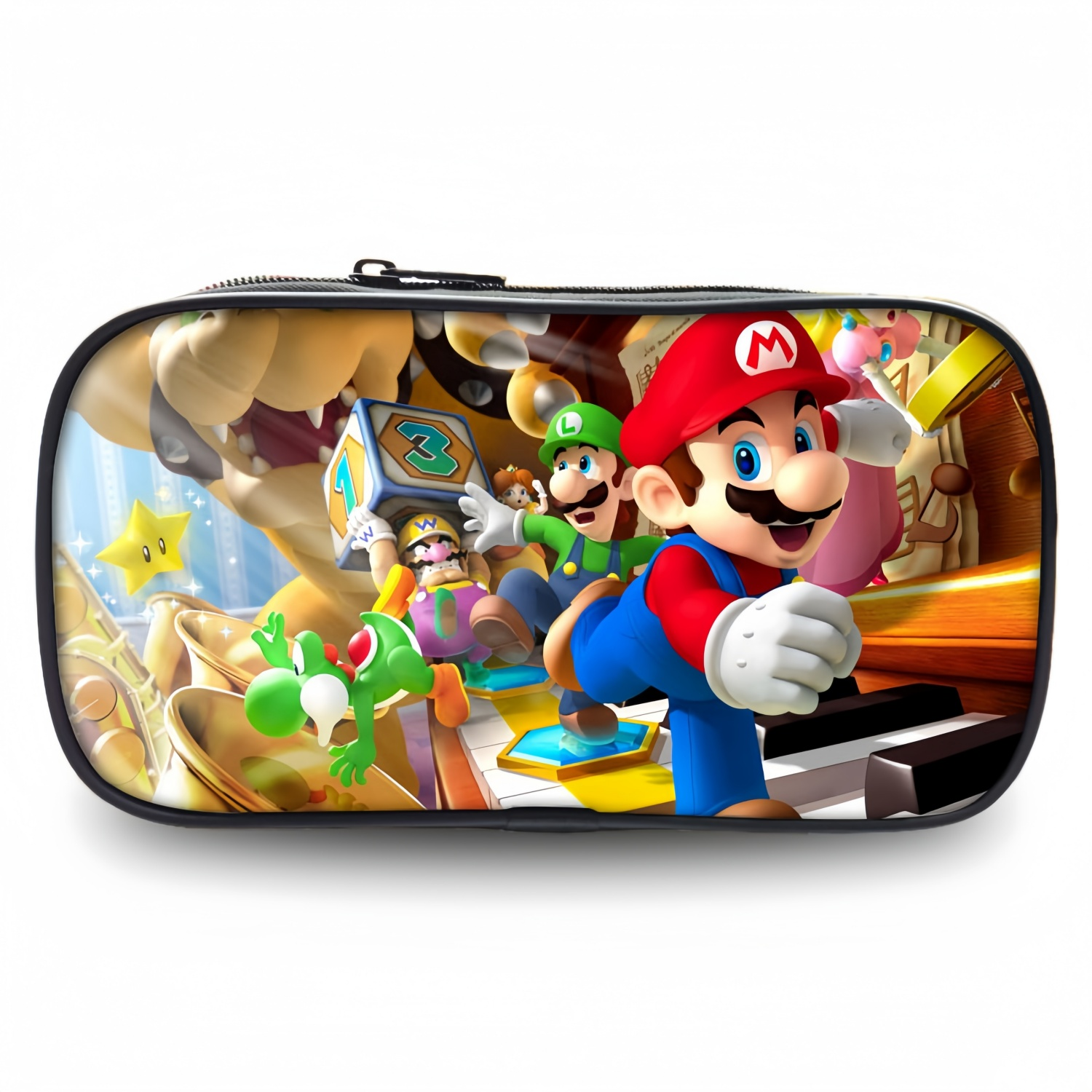 Cartoon Mario Themed Cute Pen Case with Zipper – Durable and Portable ...
