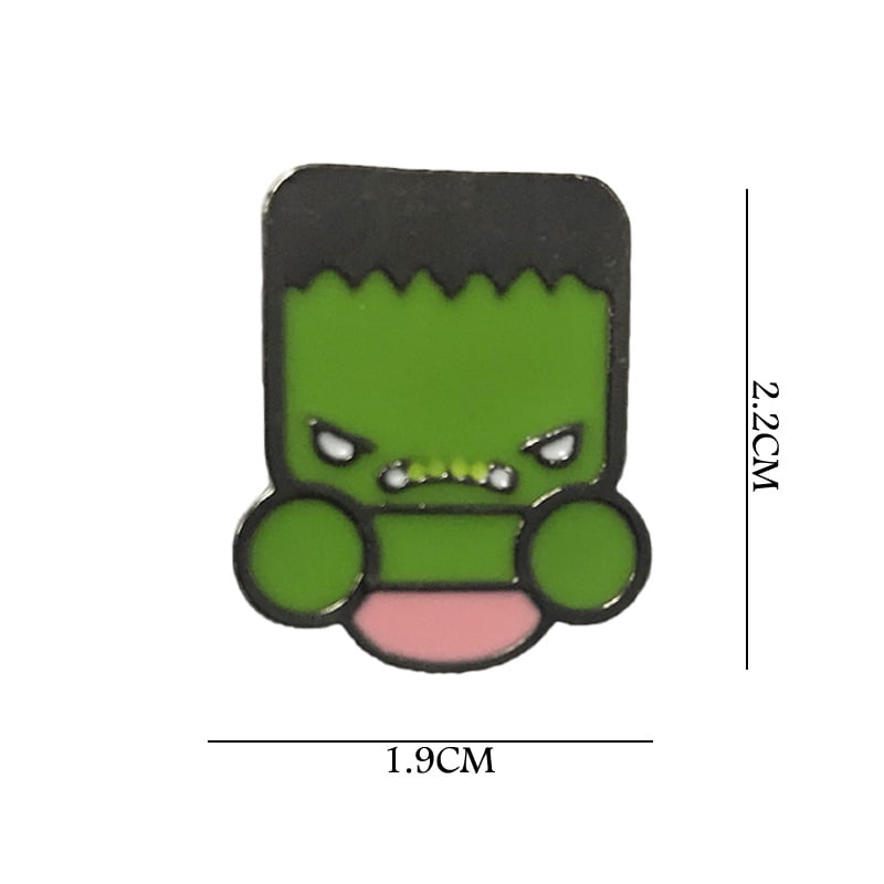 Cartoon Marvel Anime Brooch Spider-Man Character Personality Badge ...