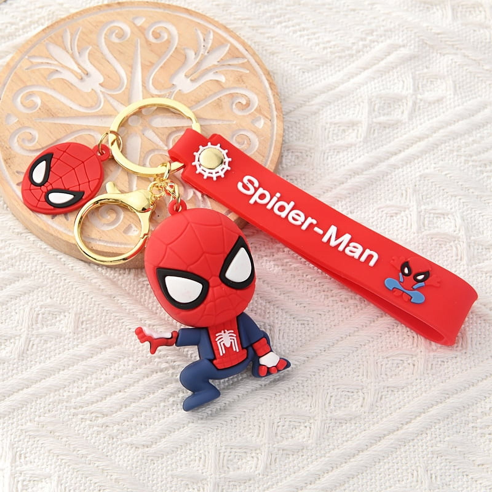 Cartoon Marvel Spider-Man Key Pendant Vengeance League Keychain Doll ...