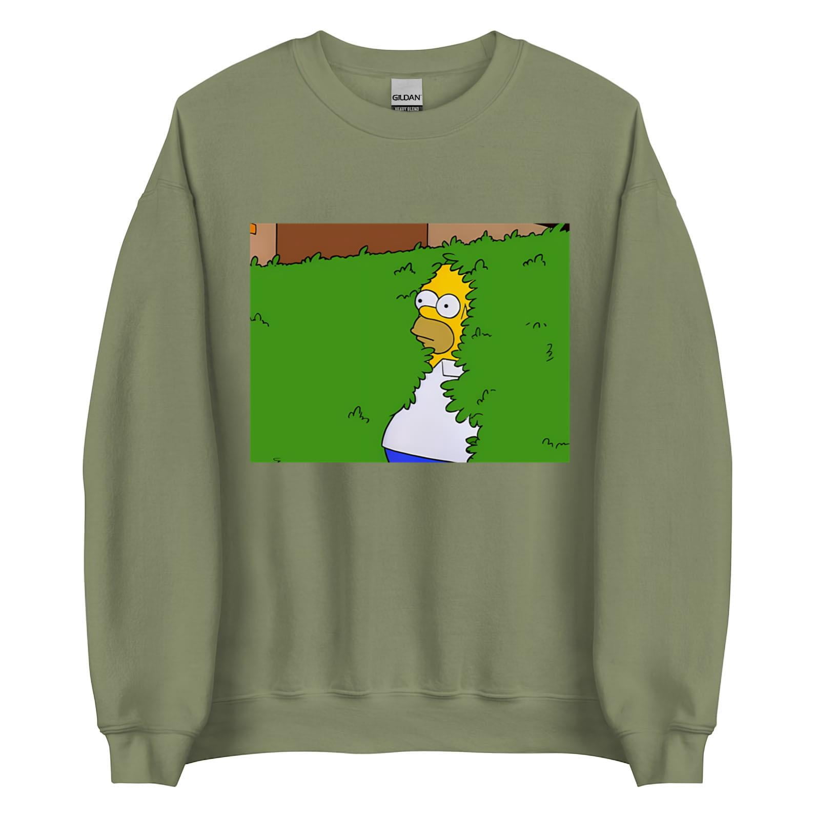 Cartoon Meme Graphic T-shirt, Homer-Inspired Design - Walmart.com