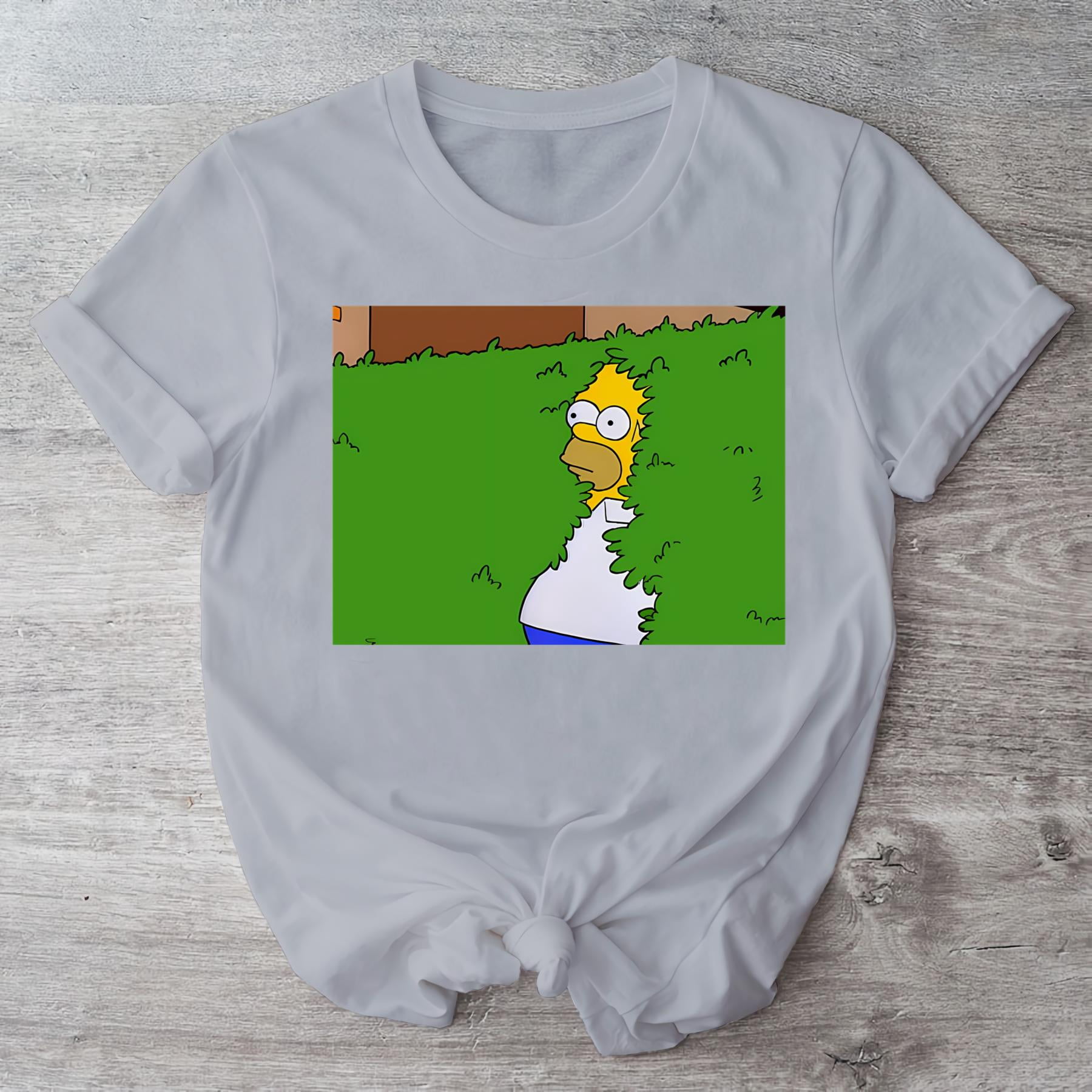 Cartoon Meme Graphic T-shirt, Homer-Inspired Design - Walmart.com