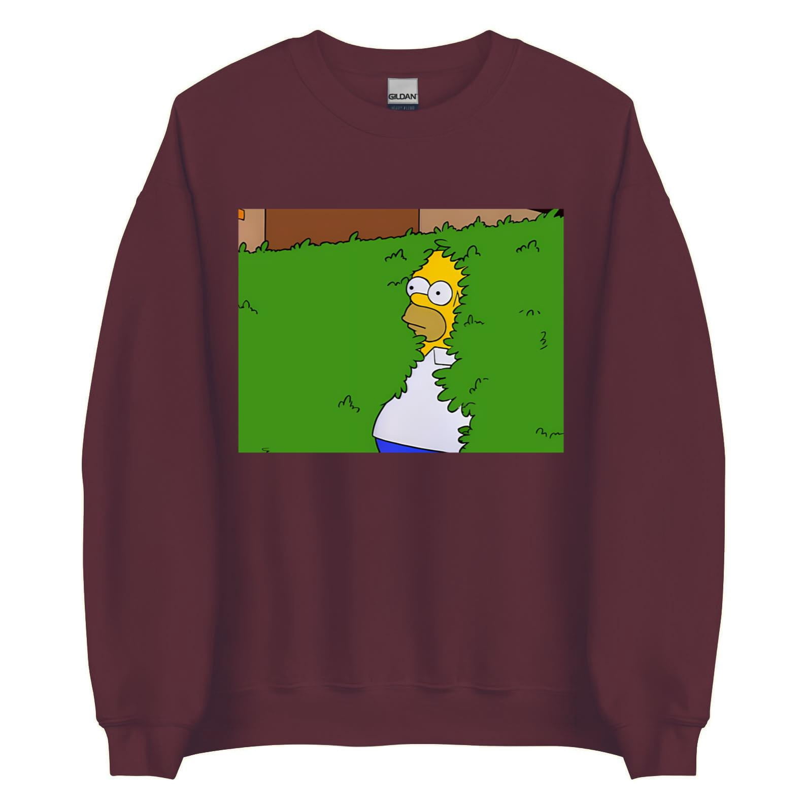 Cartoon Meme Graphic T-shirt, Homer-Inspired Design - Walmart.com