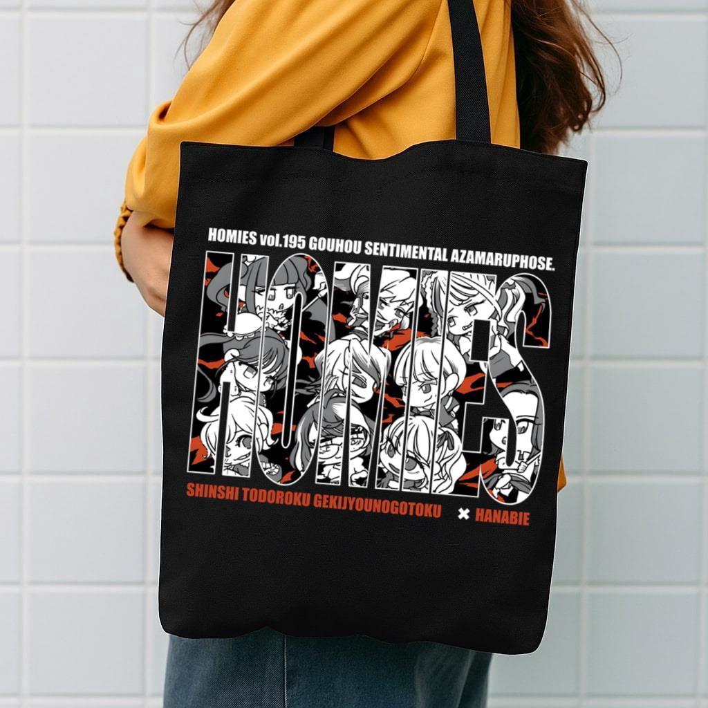 Cartoon Men T Bag Hanabie Leisure s Crewneck Tote Bag 100% Cott-TH40541 ...