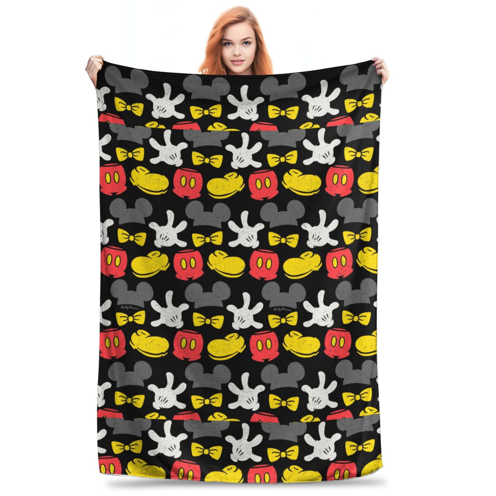 Cartoon Mickey 6 Blanket Super Soft Throw Blanket Lightweight Blanket ...