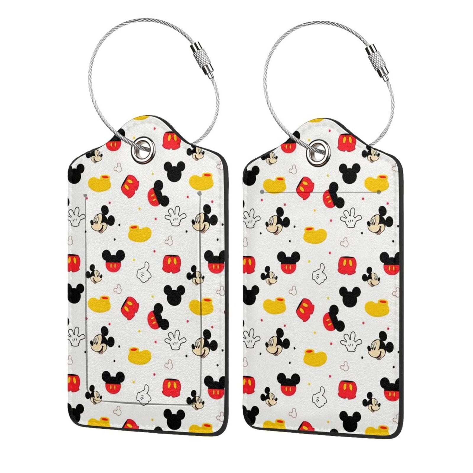 Cartoon Mickey Luggage Tags for Suitcases Travel ID Identification ...