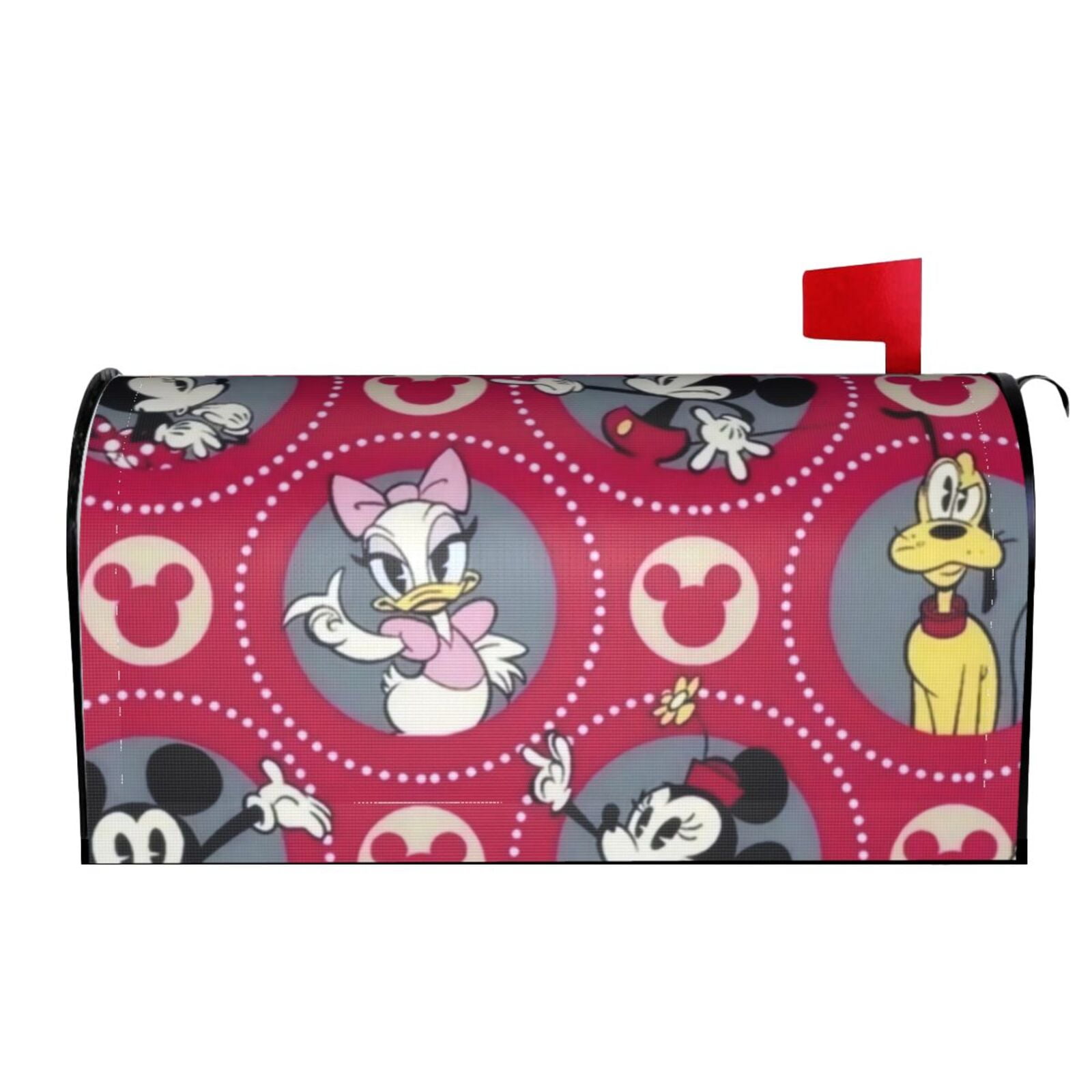 Cartoon Mickey & Minnie Donald Duck Cartoon Character Mailbox Cover ...