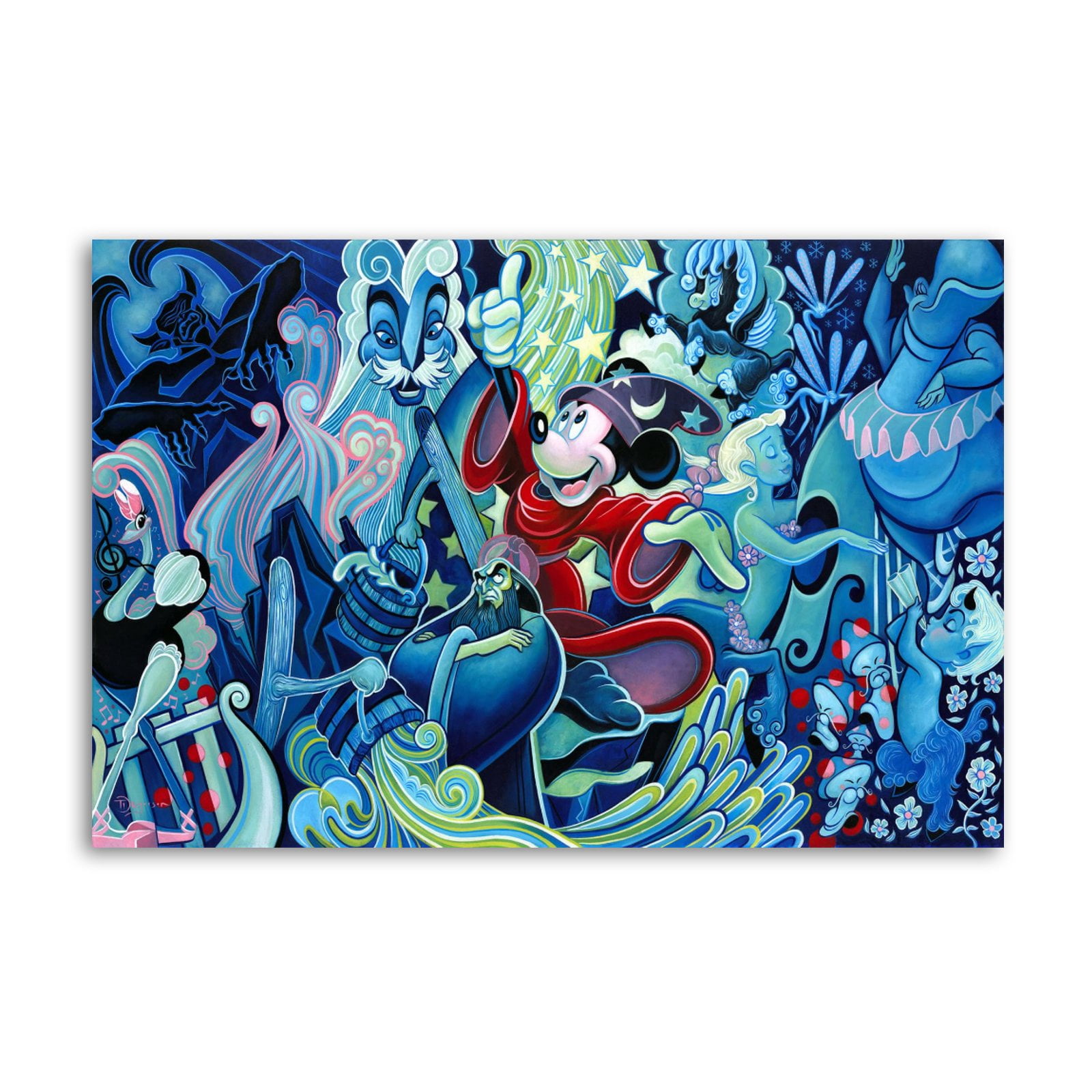 Cartoon Mickeys Whimsical Posters Art Print Wall Photo Paint Poster ...