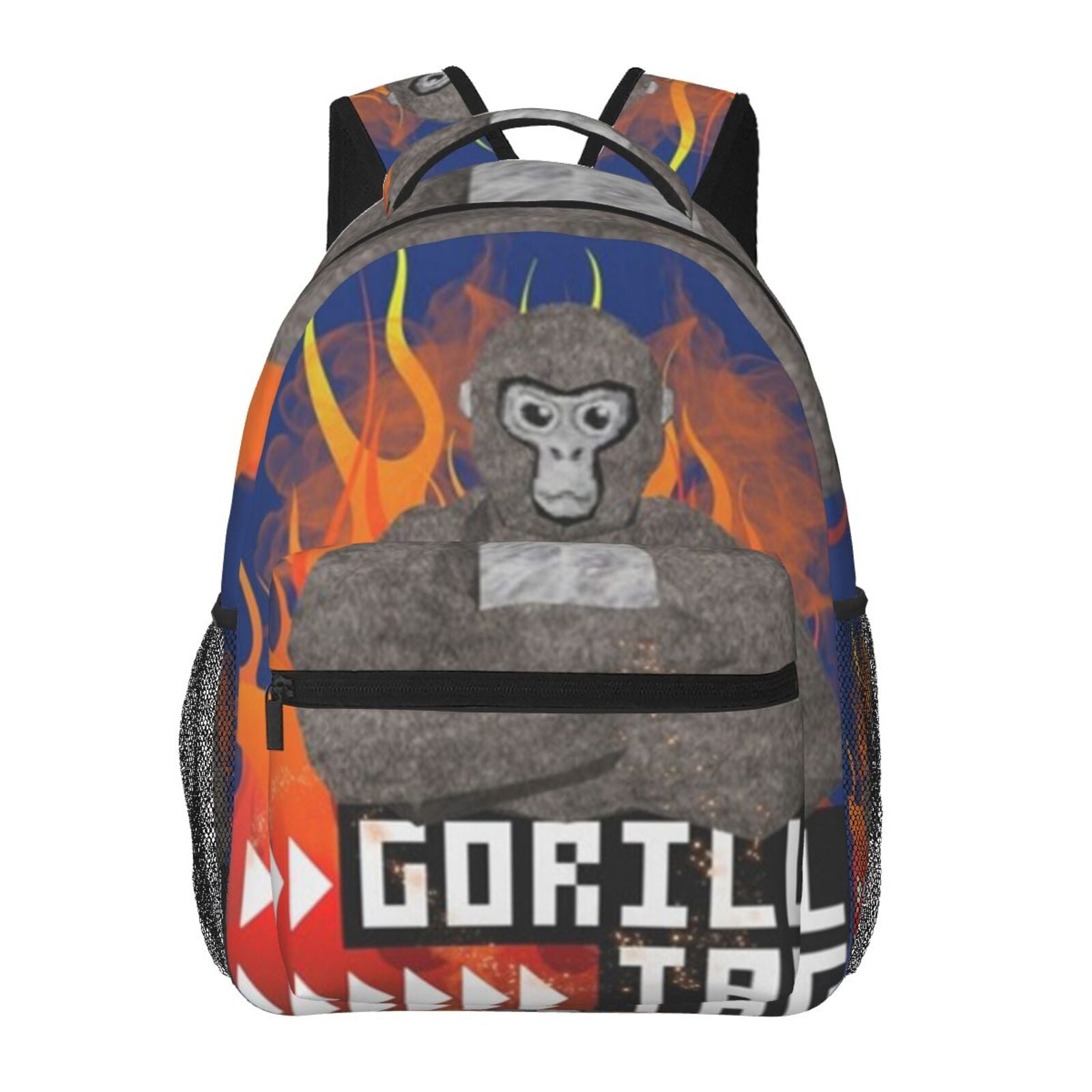 Cartoon Monkey Backpack Gorilla Tag Backpack Novelty Game Backpack ...