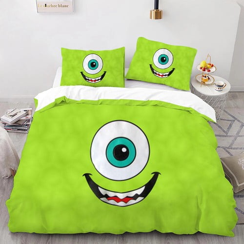 Cartoon Monster Duvet Cover Bedding Set Monster-Inc Theme Comforter ...