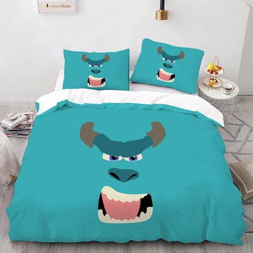 Cartoon Monster Duvet Cover Bedding Set Monster-Inc Theme Comforter ...