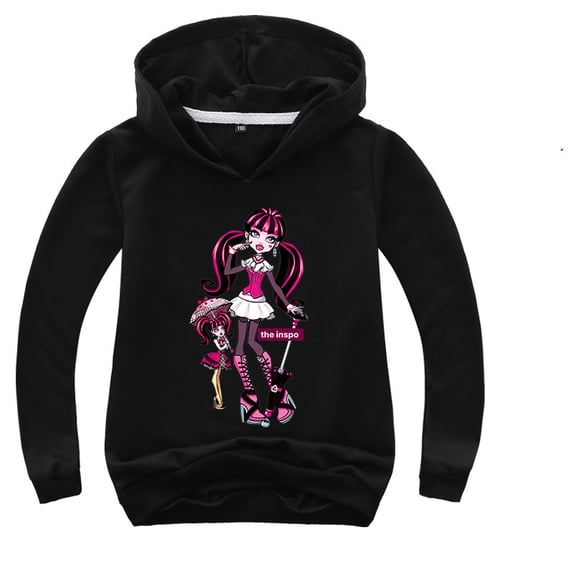 Cartoon Monster High Sweatshirt Hooded Cotton Long Sleeve Casual ...
