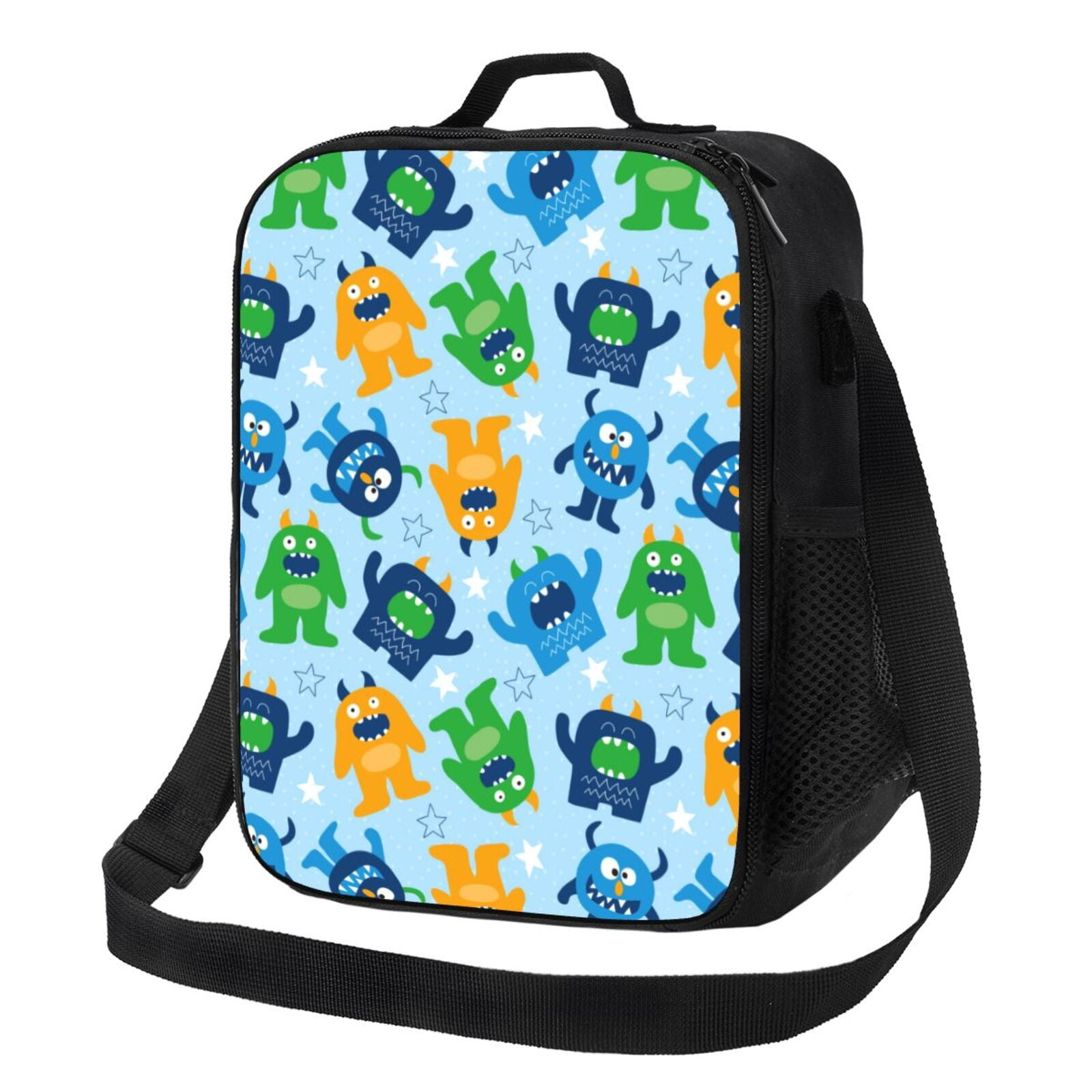 Cartoon Monster Lunch Box for Women Men, Insulated Lunch with ...
