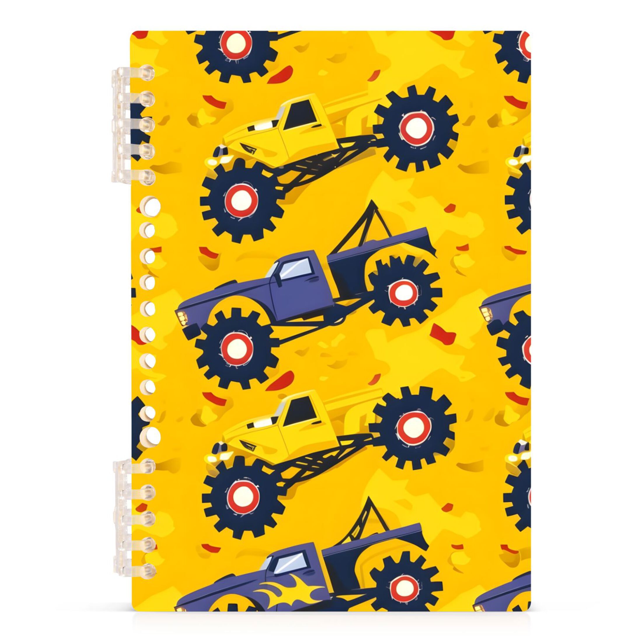Cartoon Monster Truck Spiral Notebooks 60 Sheets 120 Pages A5 Journal ...