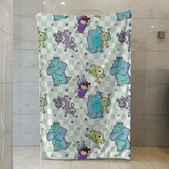 Cartoon Monsters University Blanket, Soft Cozy Lightweight Flannel ...