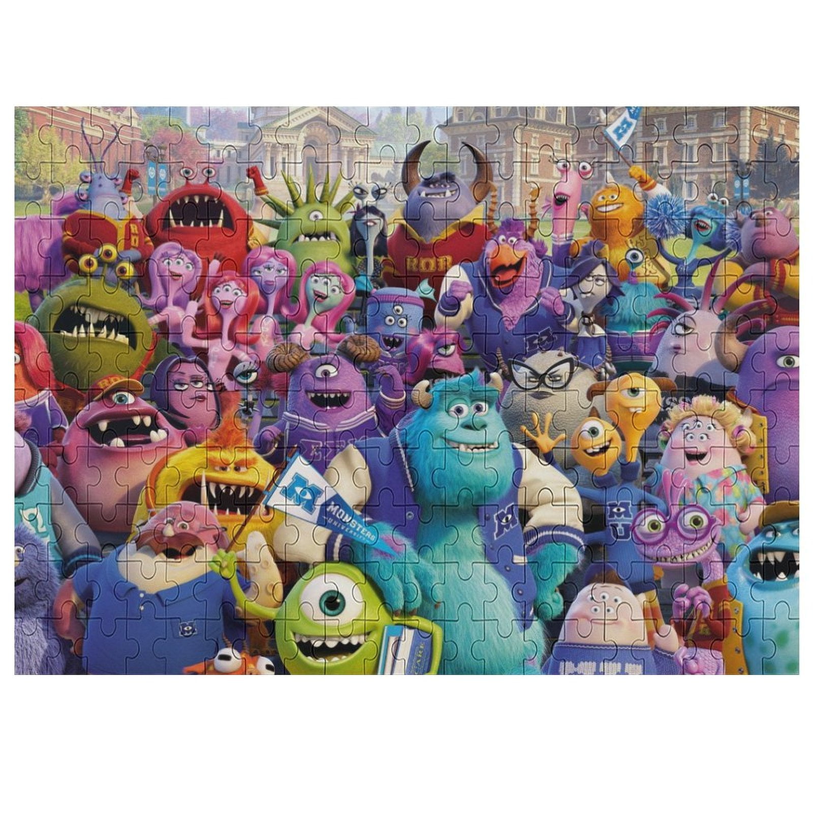 Cartoon Monsters University Jigsaw Puzzles Interlocking Puzzles Home ...