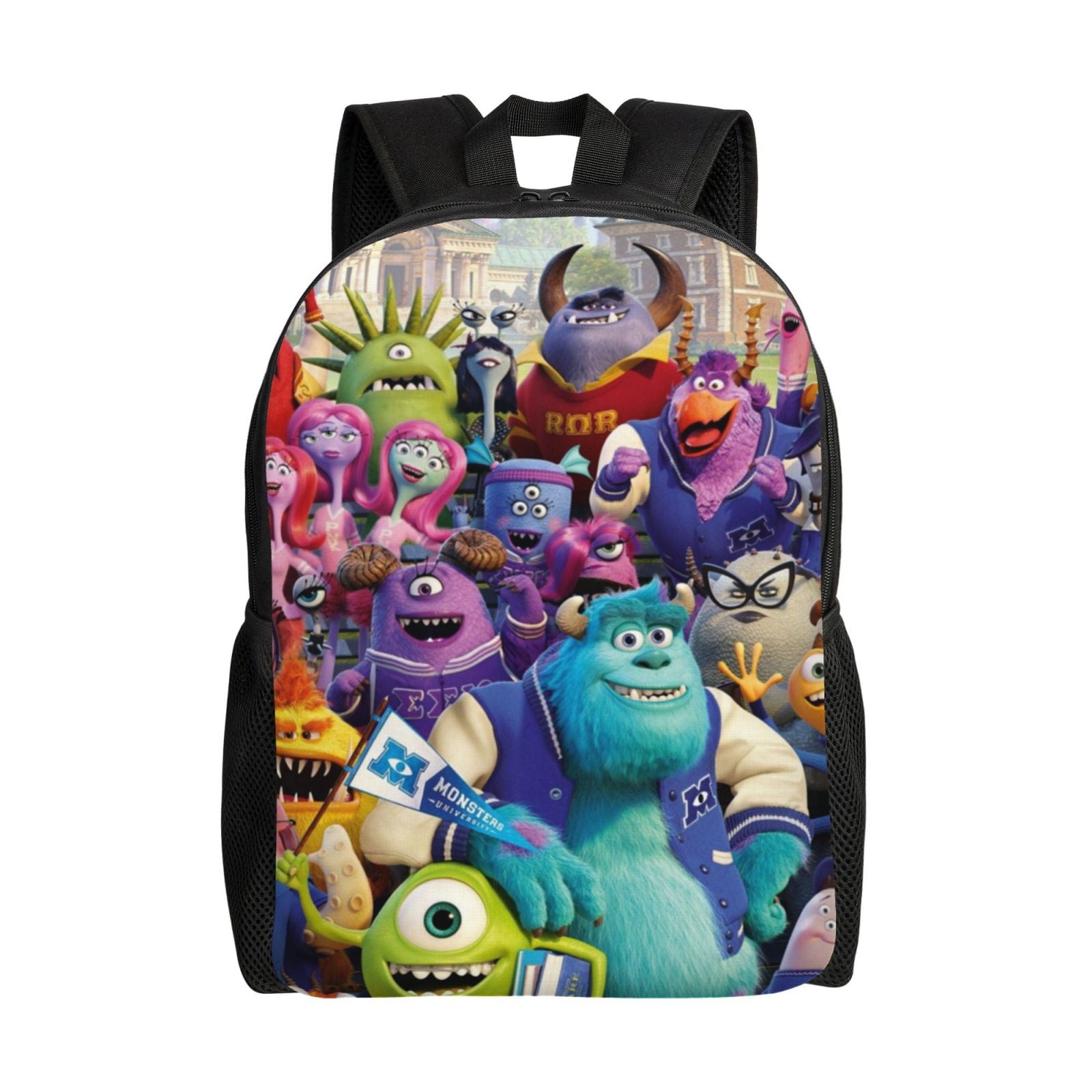 Cartoon Monsters University Unisex Backpack Laptop Daypack Adjustable ...