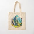 Cartoon Mountain Adventure Canvas Tote Bags, Reusable Shopping Bag ...