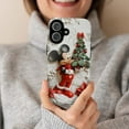 Cartoon Mouse 3D Effect Holiday Tree Phone Case with iPhone 17 to 11 ...