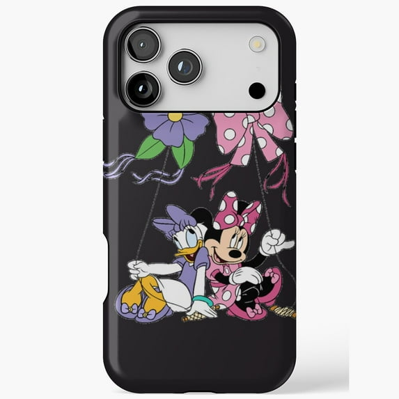 Cartoon Mouse And Duck Friends Besties iPhone Case 17 16 15 14 13 12 11 ...