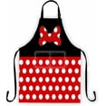 Cartoon Mouse Apron, Polka Dots Aprons for Cute Girl Women Cooking ...