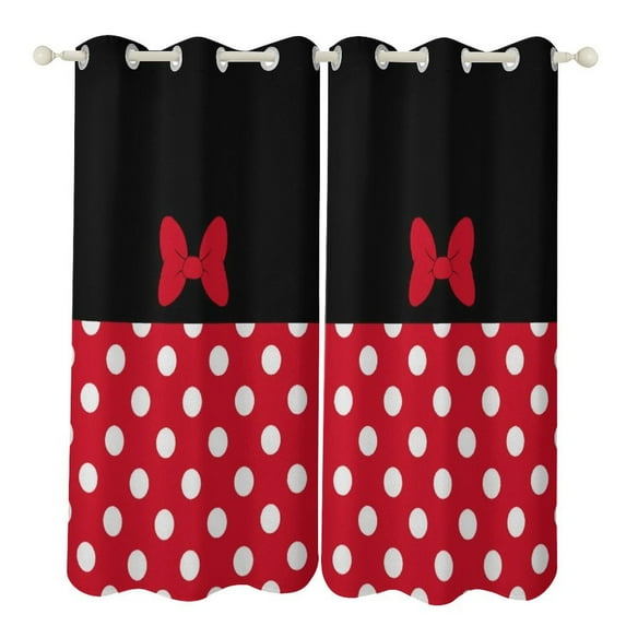 Cartoon Mouse Character Window Blackout Curtain 3d Printed Curtain ...