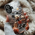 Cartoon Mouse Halloween Moon Bats Haunted Night Phone Case for 17 16 15 ...