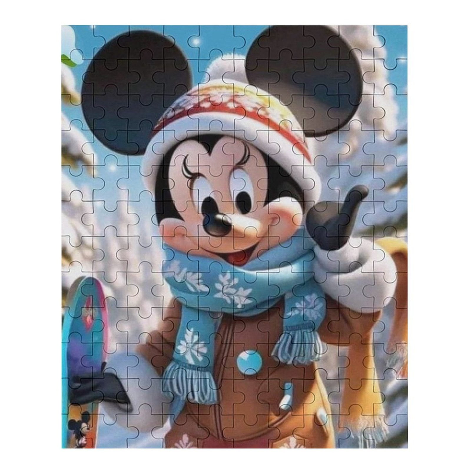 Cartoon Mouse Merch Cartoon Mouse Puzzles for Kids 120 PCS Puzzle Toys ...