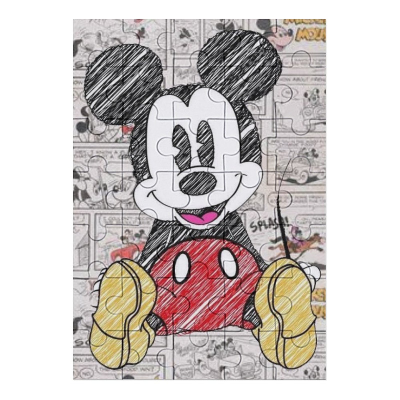 Cartoon Mouse Merch Cartoon Mouse Puzzles for Kids 35 PCS Puzzle Toys ...