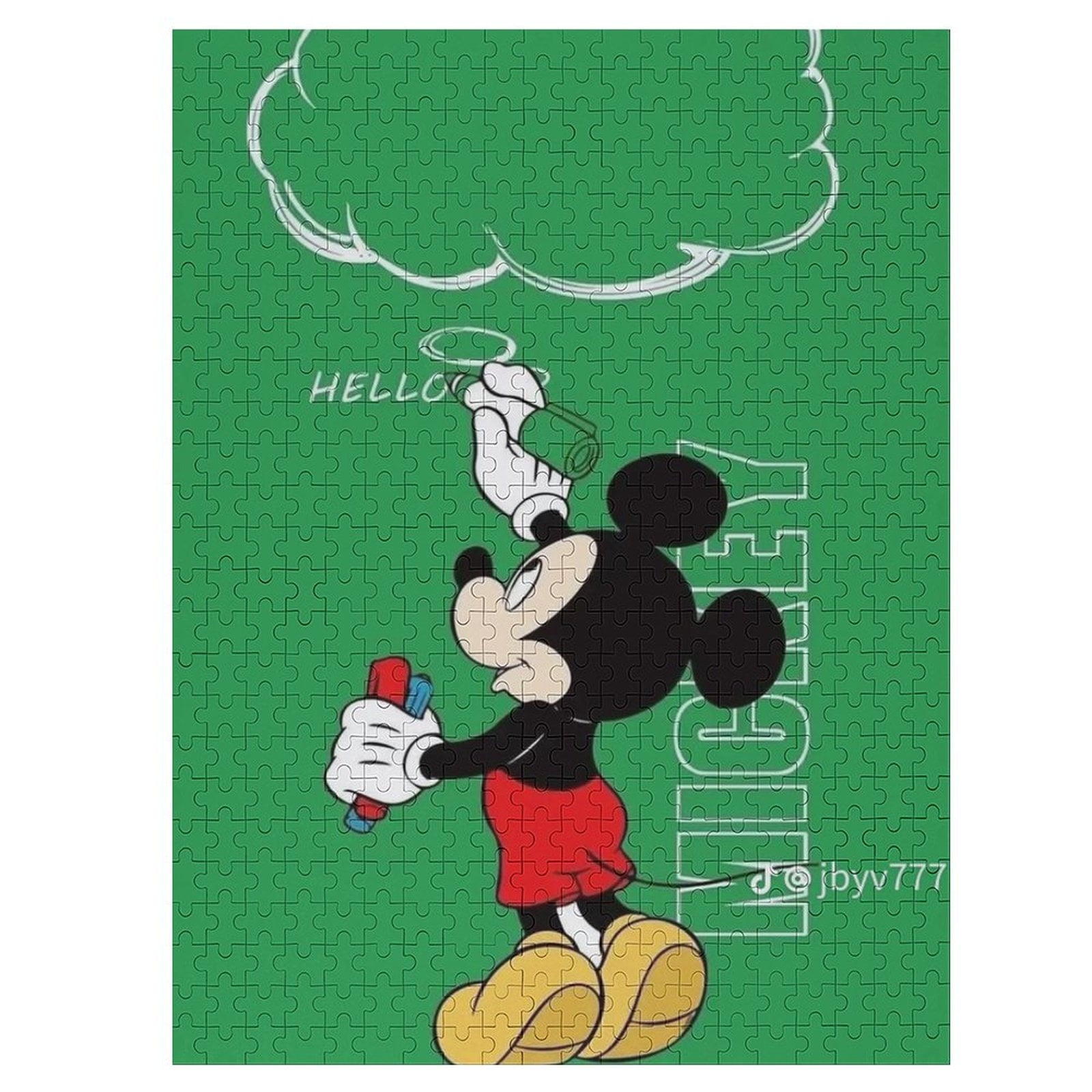 Cartoon Mouse Merch Cartoon Mouse Puzzles for Kids 500 PCS Puzzle Toys ...