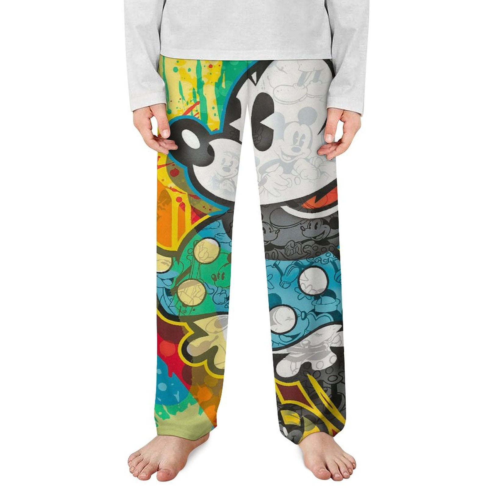 Cartoon Mouse Pajamas Pants for Gils Kids Cute Sleep Bottoms Cartoon ...