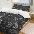 Cartoon Mouse Print Bedding 3 Piece Set Printing Duvet Cover And 2 ...