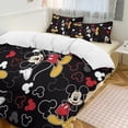 Cartoon Mouse Print Bedding 3 Piece Set Printing Duvet Cover And 2 ...