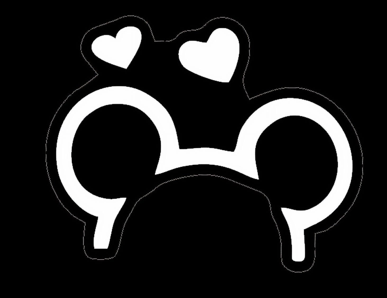 Cartoon Mouse Shape Sticker, Classic Retro Character Mouse, Fantasy ...